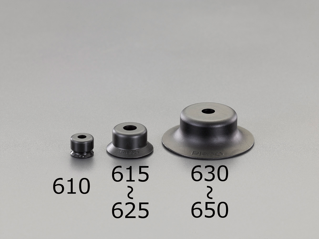 EA425PH-610｜φ10mm 真空用パッド(ﾆﾄﾘﾙ製/ｽﾀﾝﾀﾞｰﾄﾞﾀｲﾌﾟ)のページ
