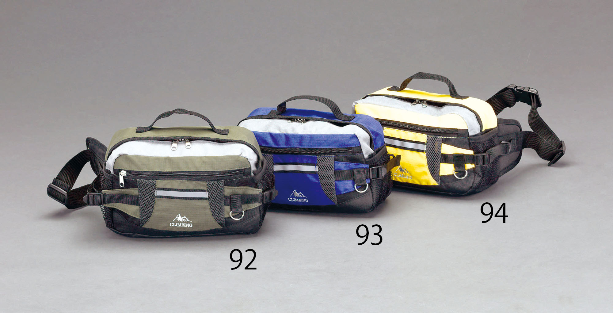 EA927AG-93｜290x165x115mm ウエストポーチ(ﾌﾞﾙｰ)のページ